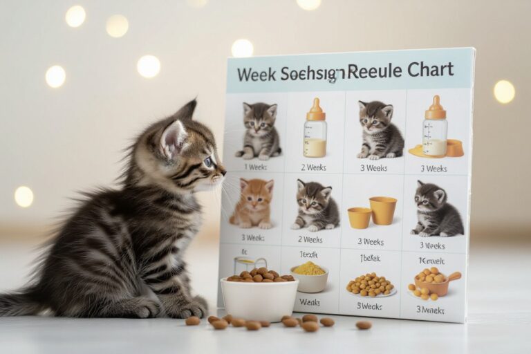 Kitten Feeding Schedule by Age: Week-by-Week Guide
